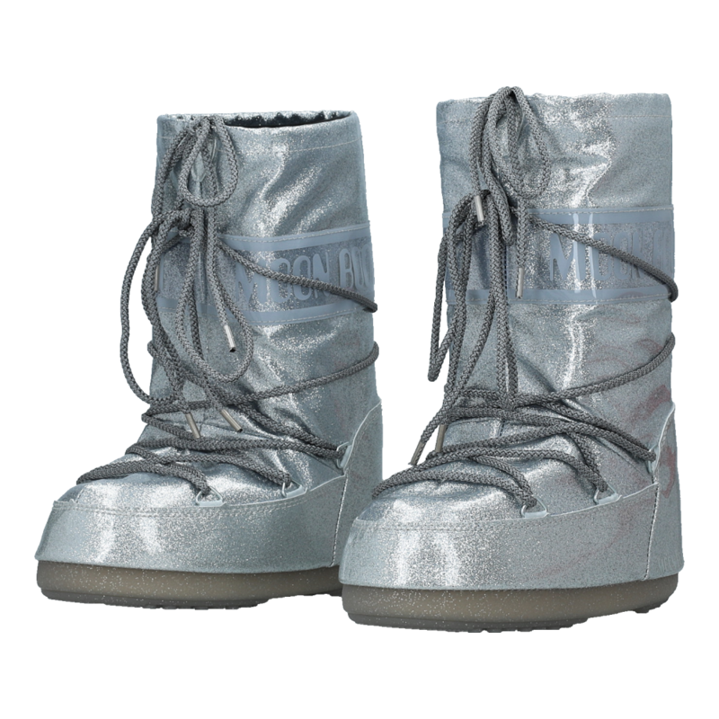 Ženske čizme Moon Boot Icon Glitter Silver